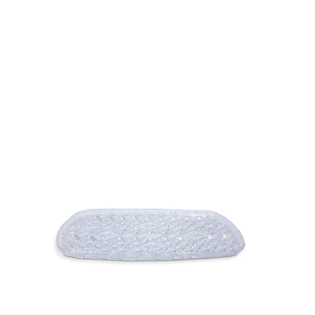 BANDEJA CRISTAL RECTANGULAR CHICA CLÁSICA | Colombraro Plásticos