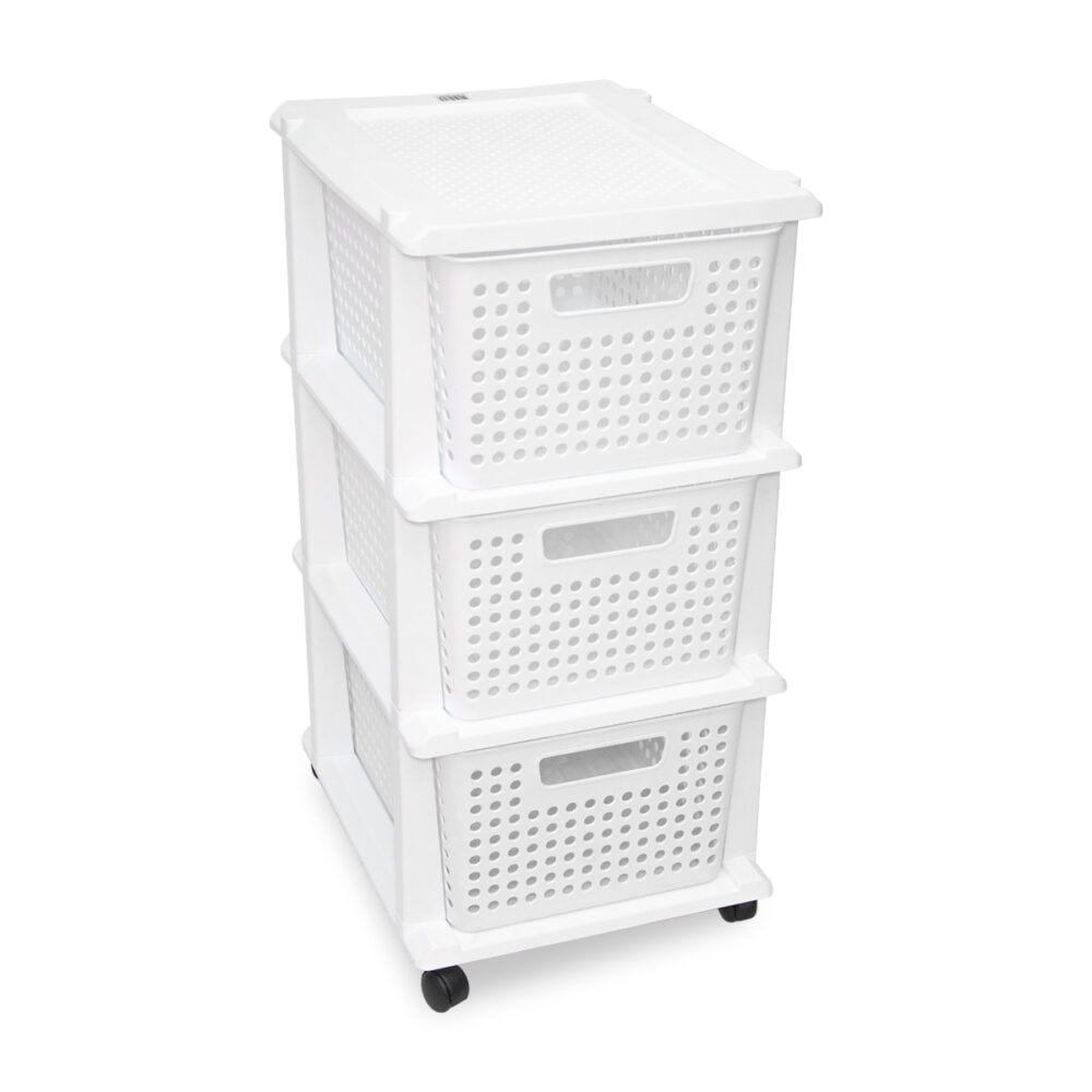 CAJONERA ORBITAL X 3 CAJONES CON RUEDAS | Colombraro Plásticos